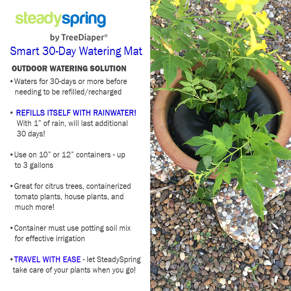 SteadySpring 12" Watering Mats – Smart Spring